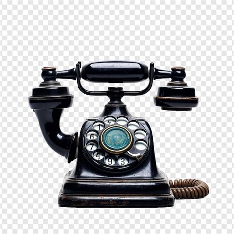 투명 한 배경에 고립 된 전화 무료 Psd 파일