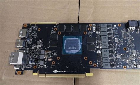 Nvidia Geforce Rtx 2080 Turing Tu104 Gpu And Reference Pcb Exposed