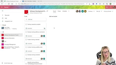 Create And Sort Tasks Into Buckets Microsoft Planner And Project For The Web