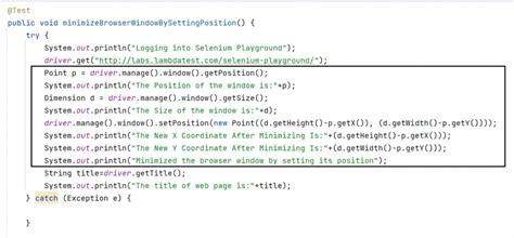 How To Minimize Browsers In Selenium Webdriver Using Junit Lambdatest
