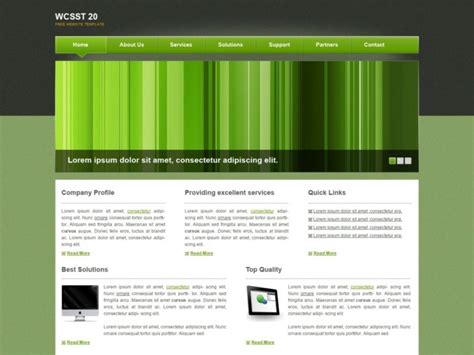 Download Htmlcss Templates For Free Wcsst 20 Free Html Templates Free Css Templates And More