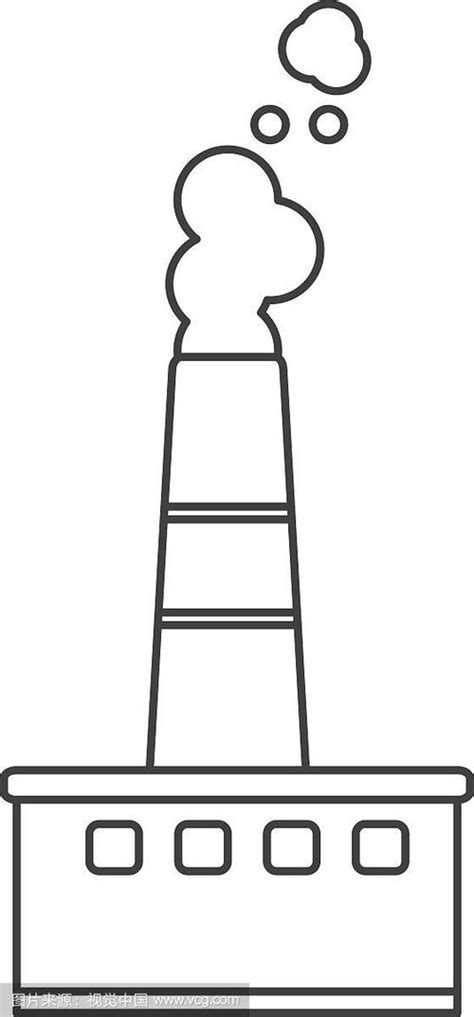烟囱冒烟简笔画步骤（热门18张）简笔画图片大全