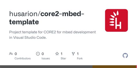 Github Husarioncore2 Mbed Template Project Template For Core2 For