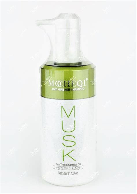 MOCHEQI Musk Шампунь для склонных к жирности волос с маслом чайного ...