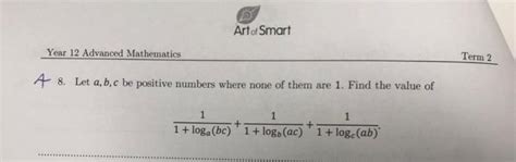 solved 8 let a b c be positive numbers where none of them
