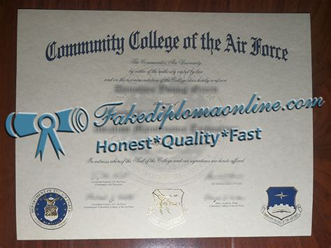 Buy Community College Of The Air Force Degree Get Ccaf Diploma