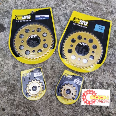 Protaper Rs150r Sprocket Racing Gold Honda Rs150r Rs150 Rs Shopee