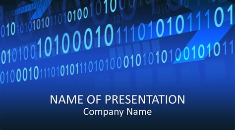 Binary Code Powerpoint Template