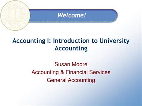 PPT Accounting I Introduction To University Accounting PowerPoint Presentation ID 226137