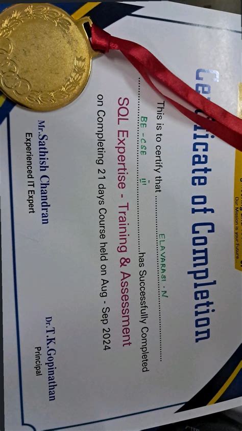 Sql Dataanalysis Professionaldevelopment Elavarasi Nandhagopal