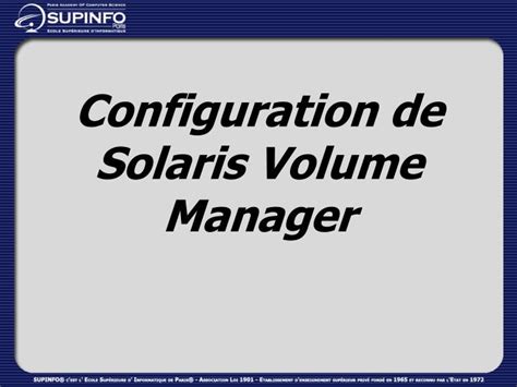 Ppt Configuration De Solaris Volume Manager Powerpoint Presentation Free Download Id3989766