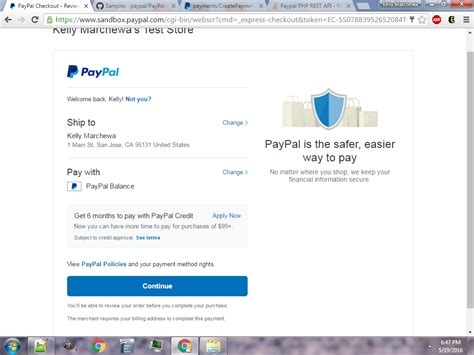 Paypal Php Rest Api 在结账时显示没有付款值php Csdn问答