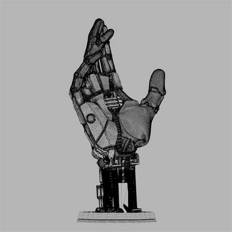 Robot Hand 3d Printing Model Stl