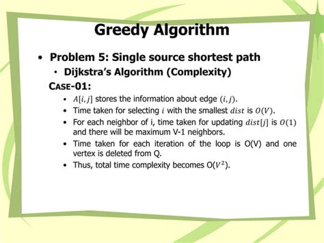 Single Source Shortest Path Algorithm With Example Pptx Programming Languages Computing