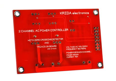 2ch Ac Dimmer Module Controller Board From Bugrovs2012 On Tindie
