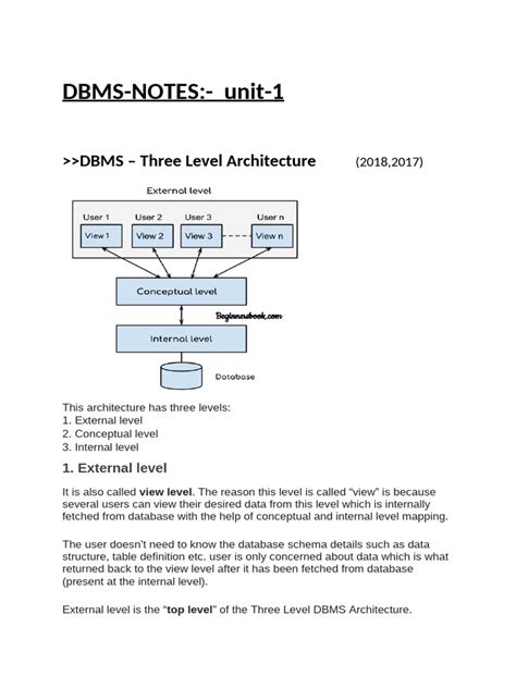 Dbms Notes Unit 123 Pdf Databases Relational Database