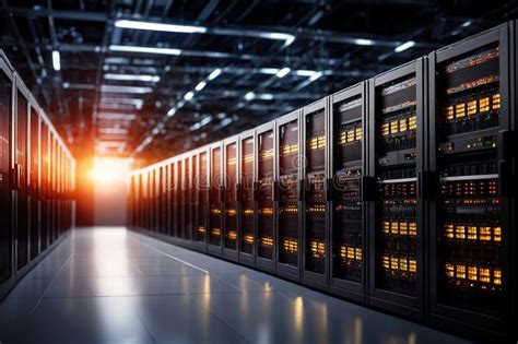 Technology Infrastructure Concept Data Centers Servers And Infrastructure For Digital