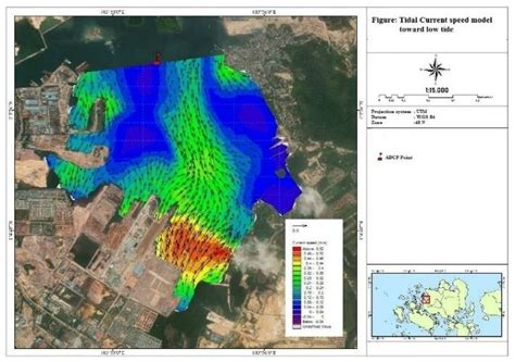 Model Of The Tidal Current Speed Toward Low Tide Download Scientific