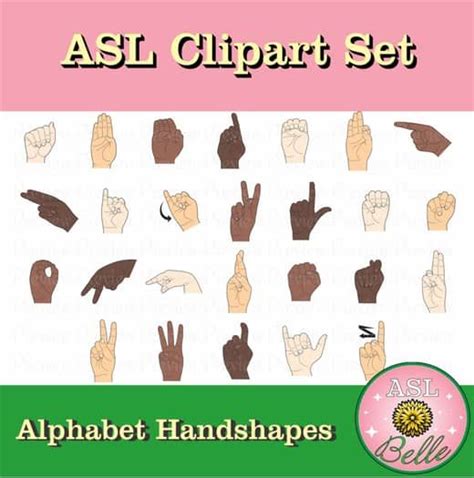 Asl Classroom Poster Classifier Chart In 2025 Classroom Posters