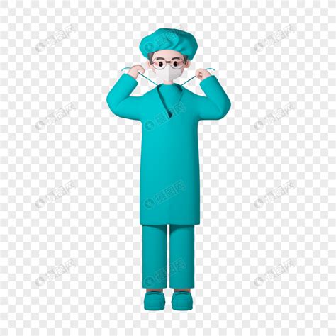 C4d 입체 남성 의사 모델 Png 일러스트 무료 다운로드 Lovepik