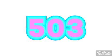 503 Número Diseños De Logotipos  Animados