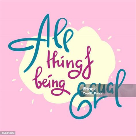 모든 것이 평등하다 동기 부여 인용 영감을 손으로 그린 글자 청소년 속어 숙어 영감을 주는 포스터 티셔츠 가방 컵 카드 전단지 스티커 배지를 인쇄하세요 귀여운 재미 벡터 T