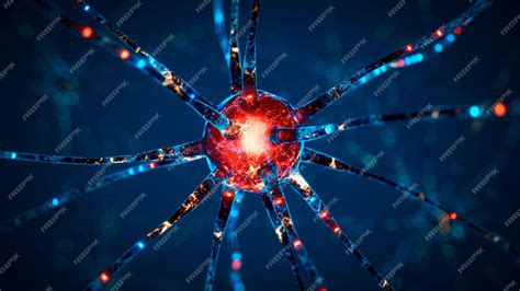 Premium Photo 3d Image Of Neuron Cell With Electrical Pulses Premium Photo 3d Image Of Neuron Cell With Electrical Pulses