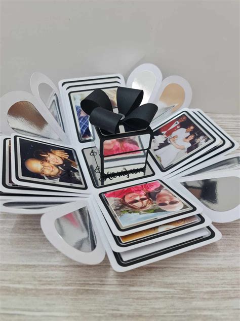 Handmade Exploding Photo Box Personalised Memory Album Mylouise