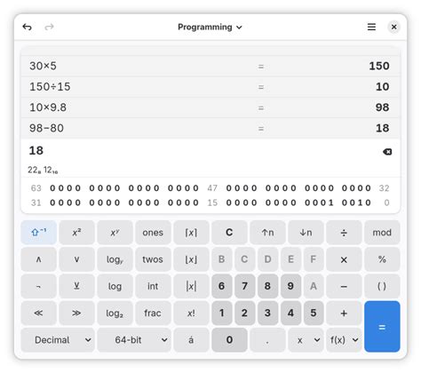 Calculator Gnome üçün Tətbiqlər
