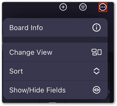 Manage Board On Ios App Plaky Help