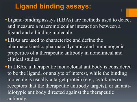 Bioanalytical Method Validation Guidelines For Ligand Binding Assays PPT