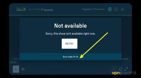 Fix ITV Error Code 01 01 3 Easy Workarounds