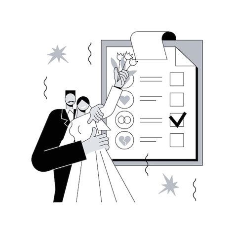 Premium Vector Relationship Status Abstract Concept Vector Illustration