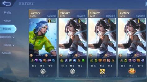 Cara Sembunyikan Histori Pertandingan MLBB ONE Esports Indonesia