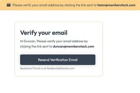 Memberstack Email Verification Prompts Webflow
