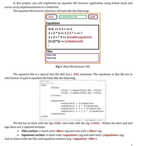 Solved In This Project You Will Implement An Equation File