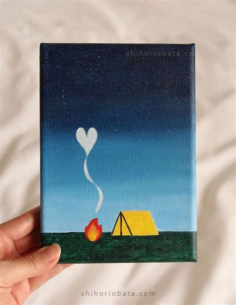 30 Diy Easy Acrylic Canvas Painting Ideas Small Canvas Art Mini