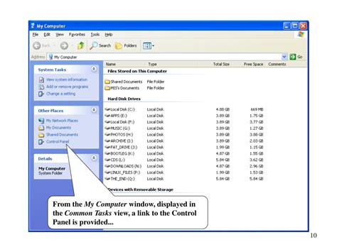 ppt managing windows xp powerpoint presentation free download id