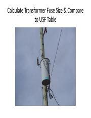 Calculate Transformer Fuse Size Compare Find The Right Fuse Course Hero
