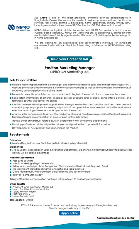 Opportunity Career Marketing Mohammad Rezwanul Islam