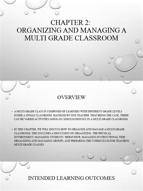 chapter 2 organizing and managing a multigrade classroom pdf classroom curriculum