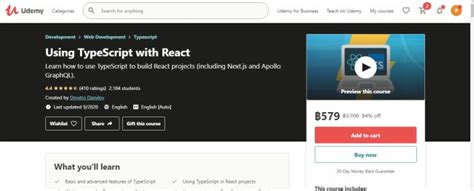 4 คอร์สสอน Typescript ออนไลน์คุณภาพเยี่ยมที่เรียนแล้วต่อยอดได้จริง