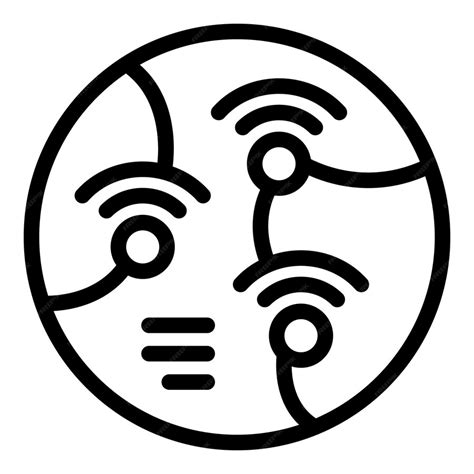 premium vector global network connecting devices using wireless