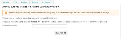 ECloud Public Reinstall OS ANS Documentation