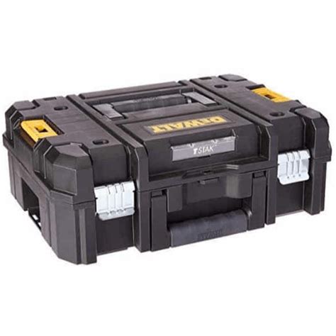 Dewalt Toughsystem 2 0 Small Tool Box And 2 0 Shallow Tool Tray Black Artofit