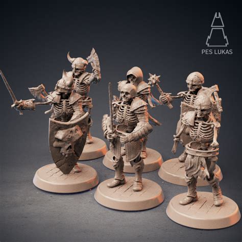 3d Printable Skeleton Army By Pes Lukas