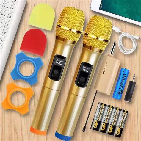 Jual Mic Wireless Profesional Microphone Tanpa Kabel Murah Shopee Indonesia