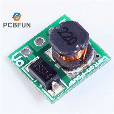 Pcbfun 1 8V 2 5V 3V 3 3V 3 7V To 5V Dc Dc Step Up Power Voltage Boost Converter Board Module