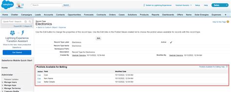 Record Types In Salesforce
