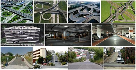 Examples Of Nonflat Urban Infrastructures Including Underpass